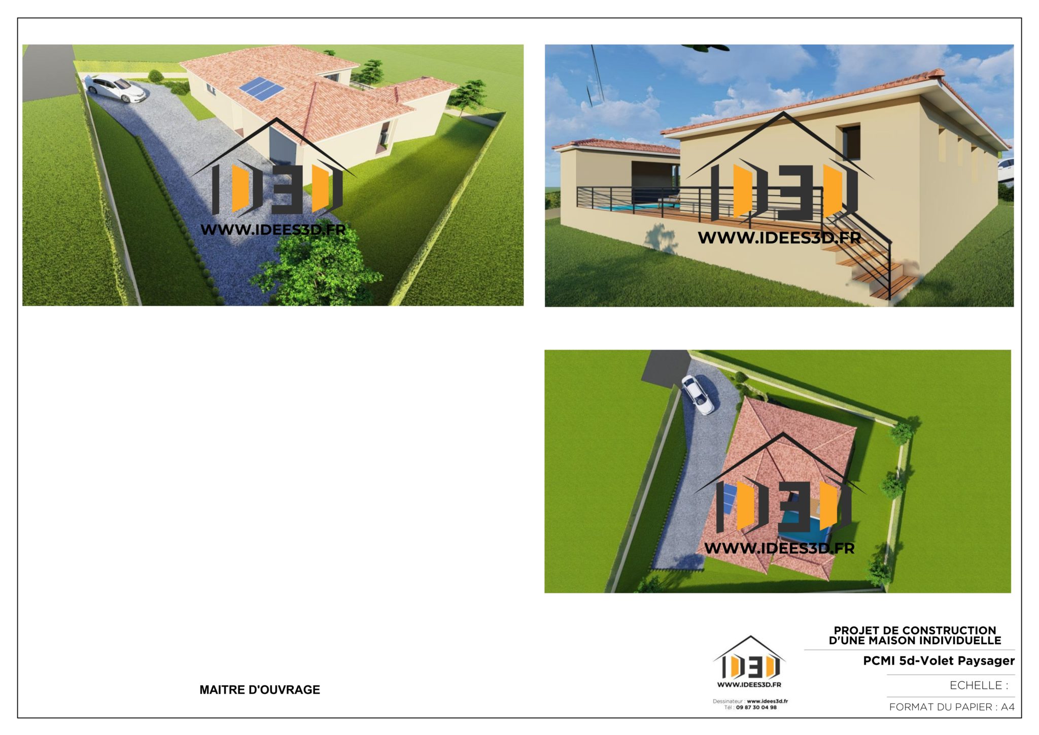 Plans de Maisons 3 Chambres - GRATUIT